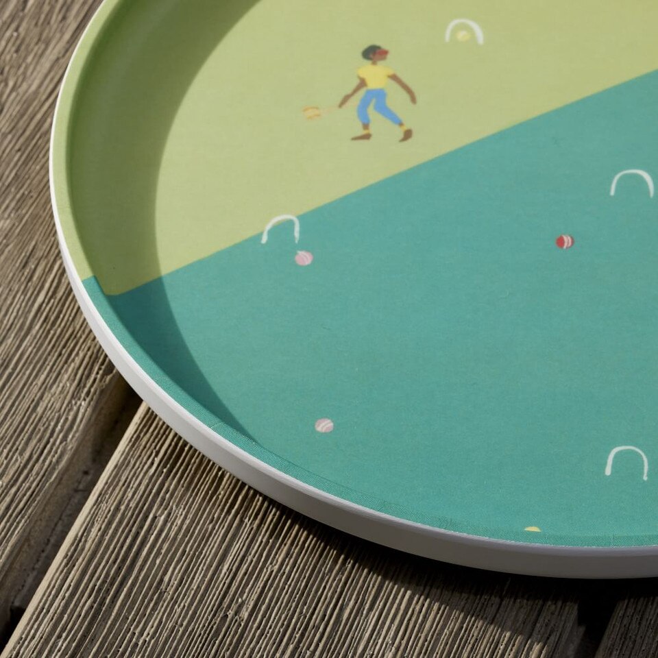 Aaron Probyn Melamine Sporting Salad Plates (Set of 4) | West Elm Australia
