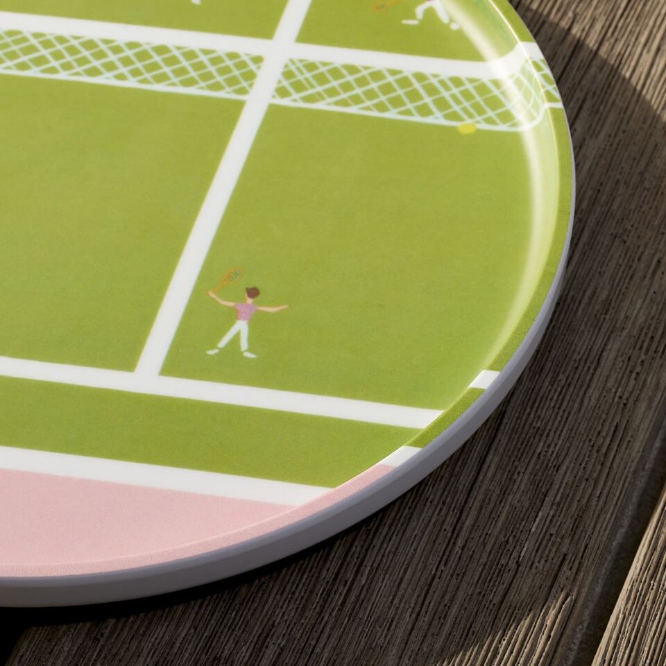 Aaron Probyn Melamine Sporting Salad Plates (Set of 4) | West Elm Australia