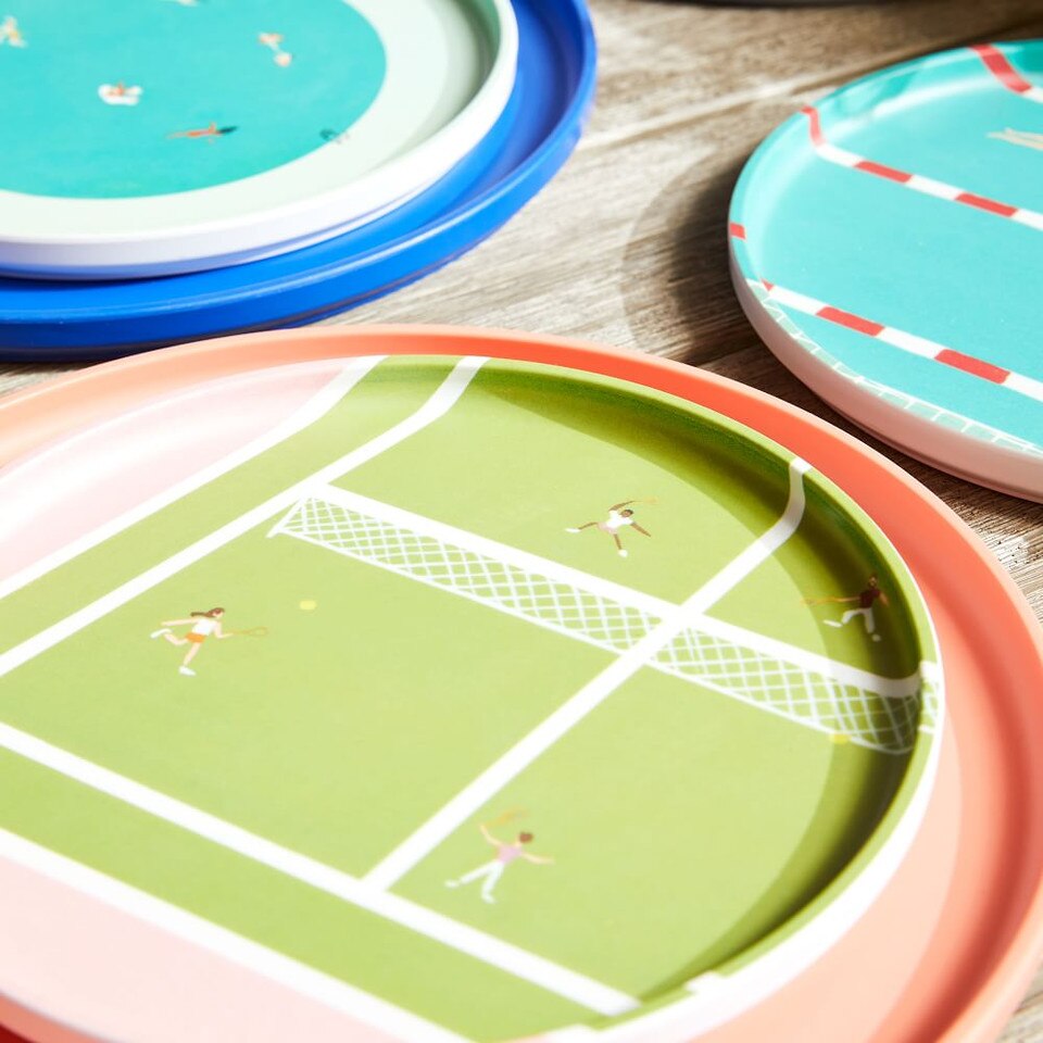 Aaron Probyn Melamine Sporting Salad Plates (Set of 4) | West Elm Australia