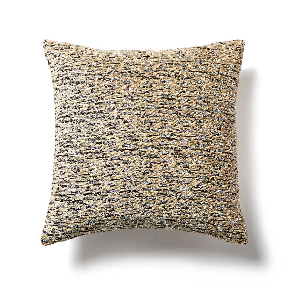 Abstract Linear Chenille Cushion Cover - West Elm Australia