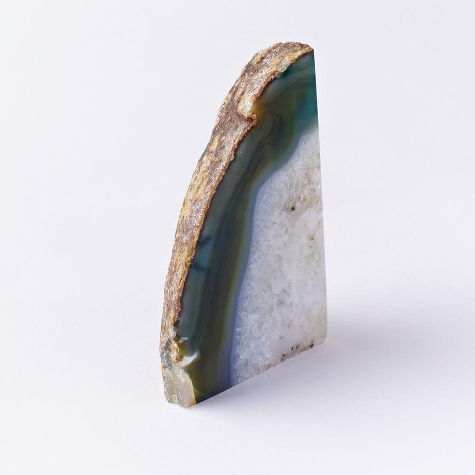 Agate Stone Bookends