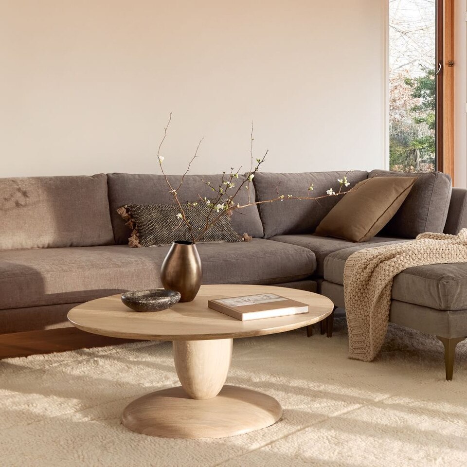 Andes 3-Piece Ottoman Modular (246 cm-274 cm) - West Elm Australia