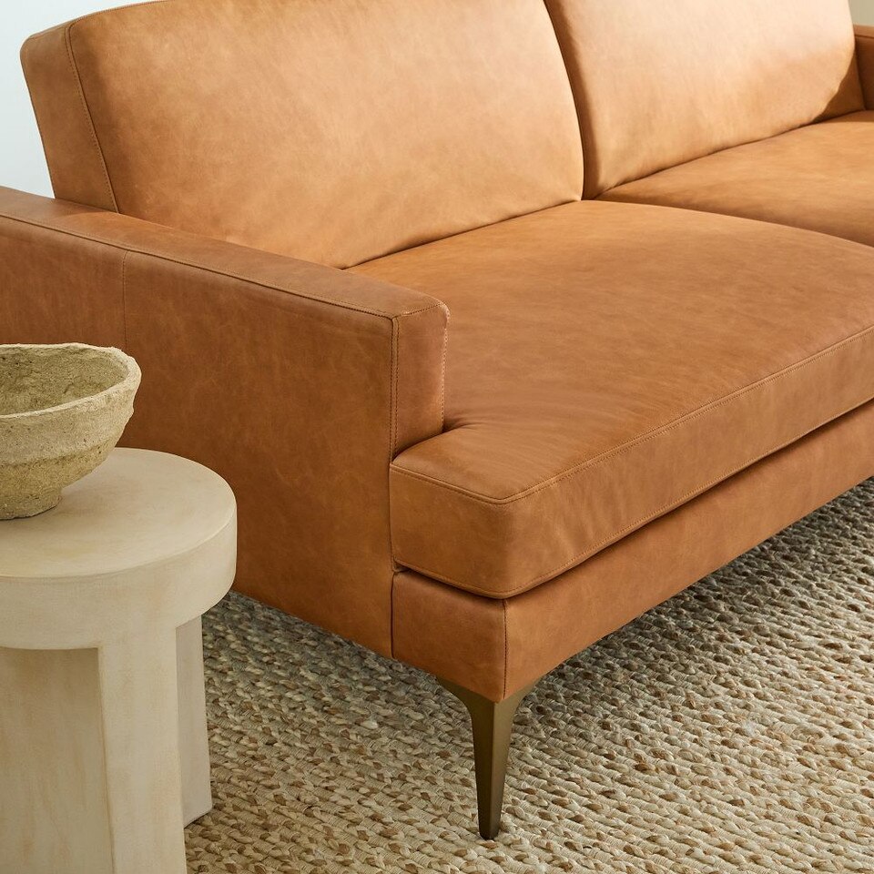Andes Double Leather Futon | West Elm Australia