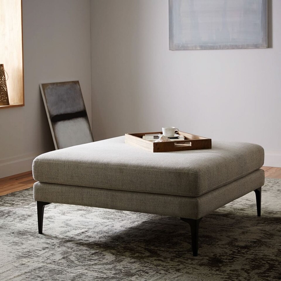 Andes Ottoman - West Elm Australia