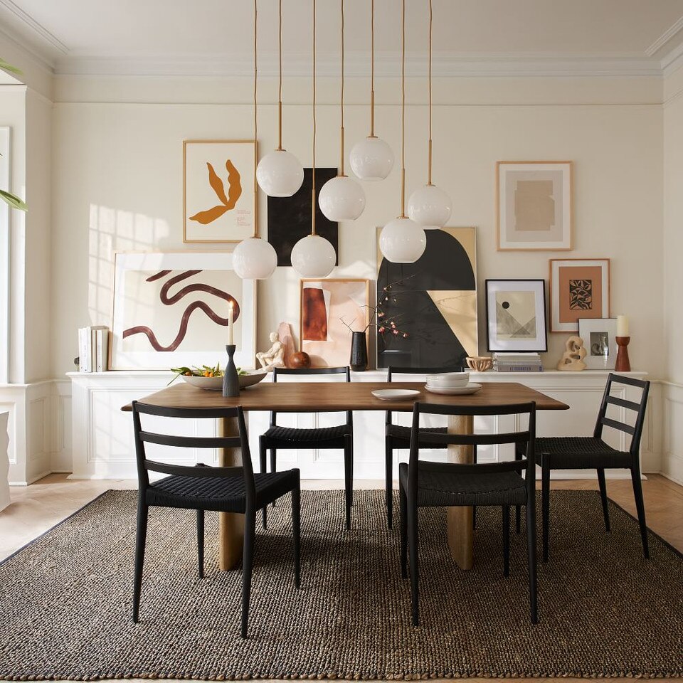 Anton Metal Plinth Dining Table | west elm Australia