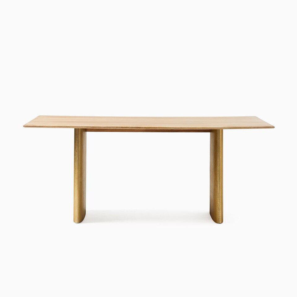 Anton Metal Plinth Dining Table | west elm Australia