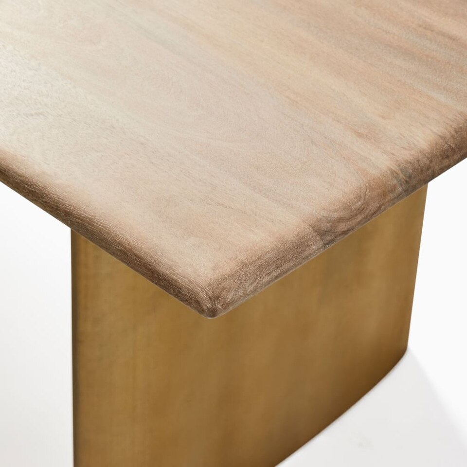 Anton Metal Plinth Dining Table | west elm Australia