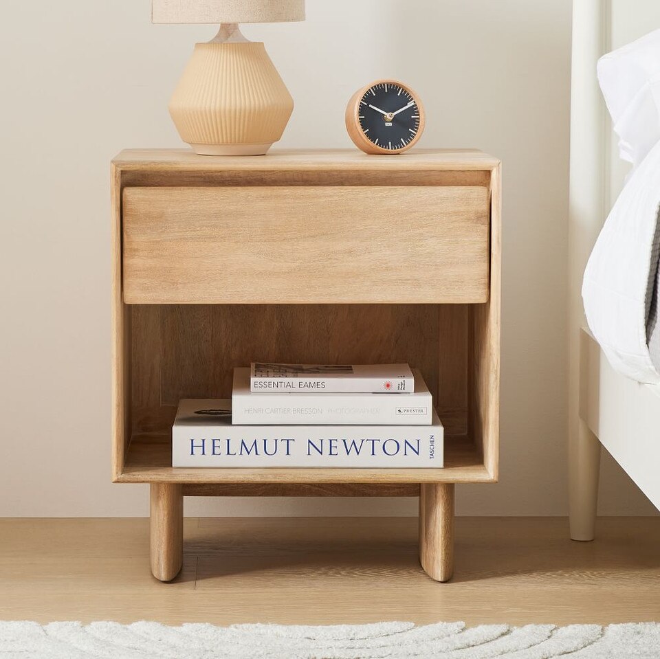 Anton Solid Wood Bedside Table | west elm Australia