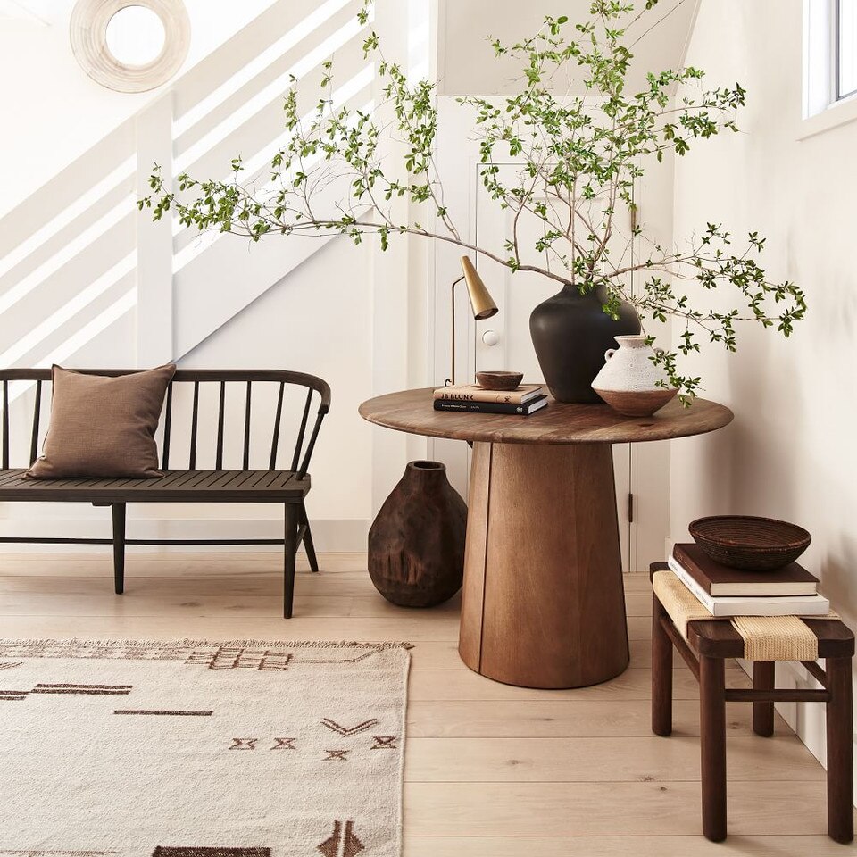 Anton Round Dining Table (112 cm) | West Elm Australia
