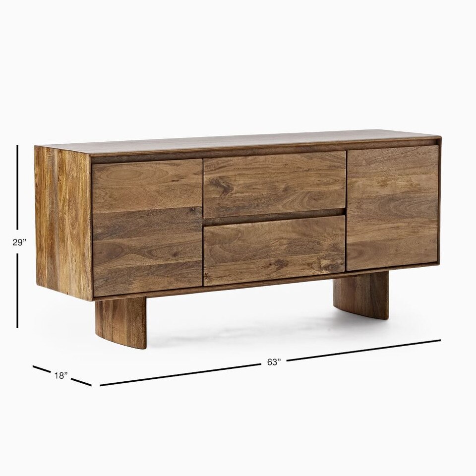 Anton Solid Wood Buffet - West Elm Australia
