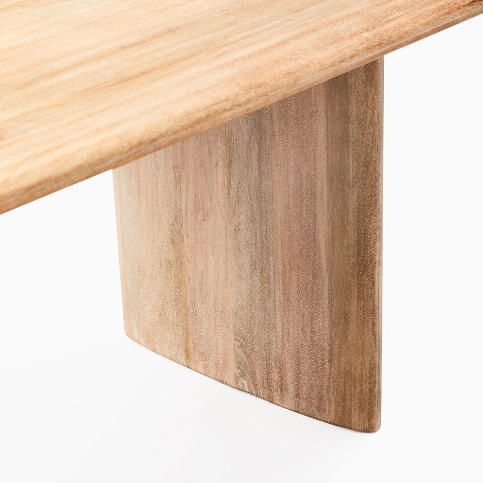 Anton Solid Wood Dining Table (183 cm - 218 cm) - West Elm Australia