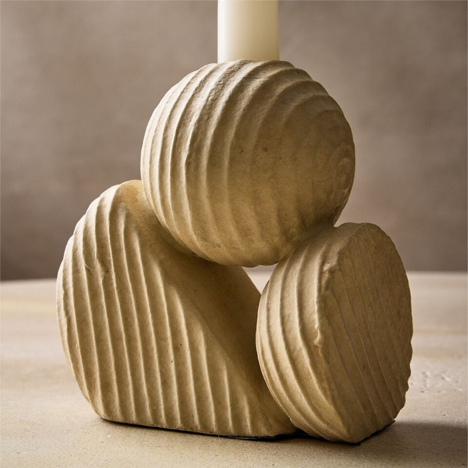 Asher Ceramic Taper Holders - West Elm Australia