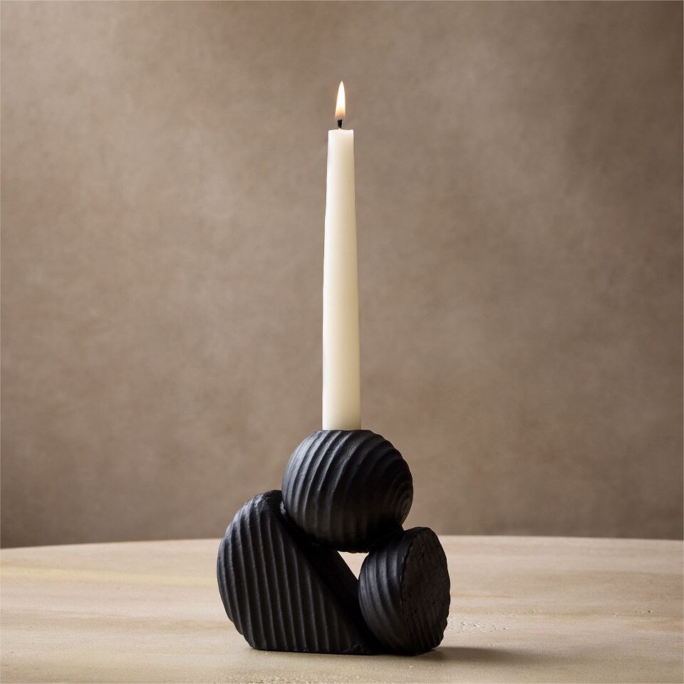 Asher Ceramic Taper Holders - West Elm Australia