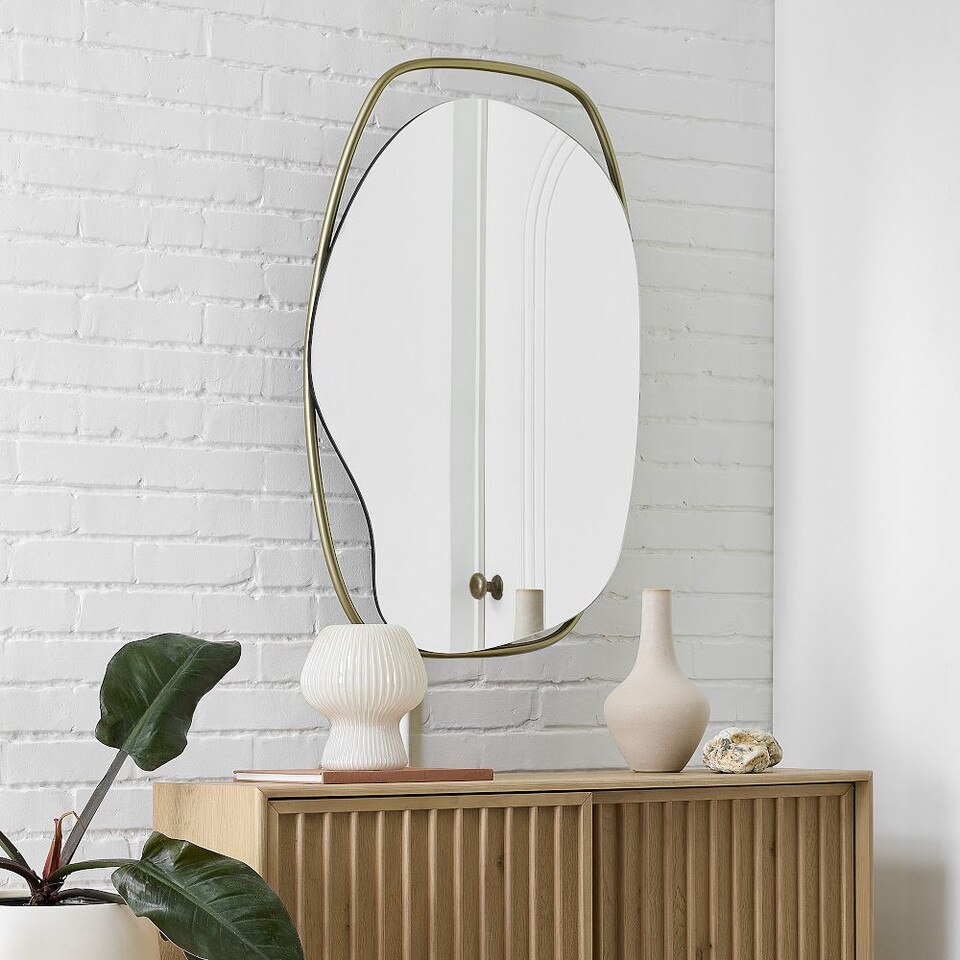 Asymmetrical Mixed Forms Wall Mirror - West Elm Australia
