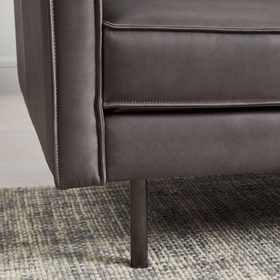 Axel Leather Sofa (226 cm)| west elm Australia