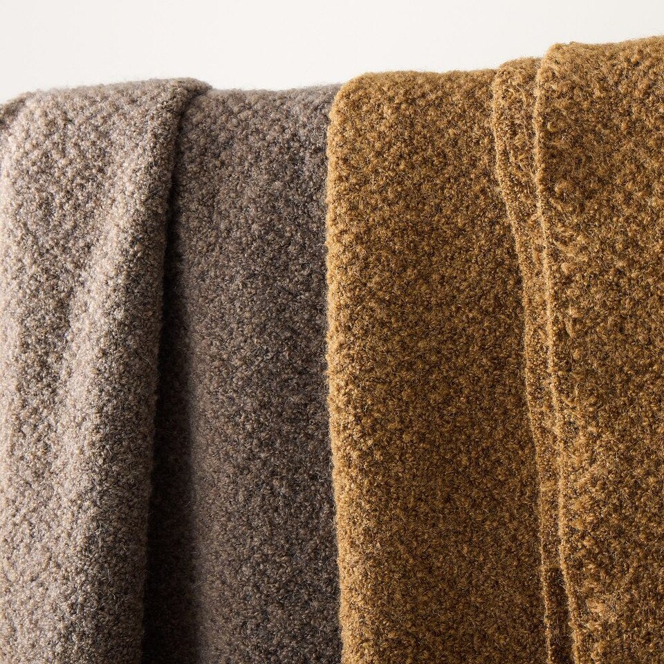 Basketweave Boucle Throw | West Elm Australia