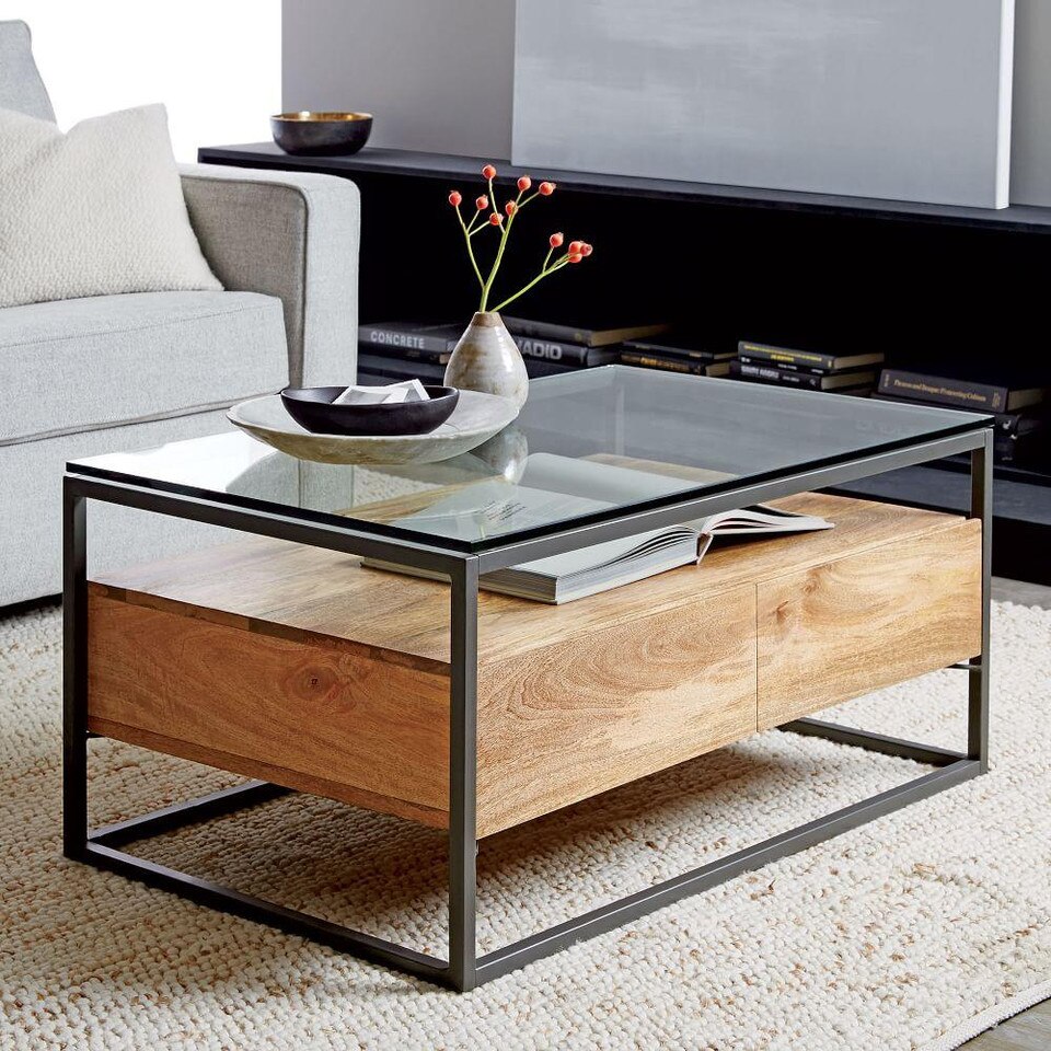 Box Frame Storage Coffee Table | west elm Australia