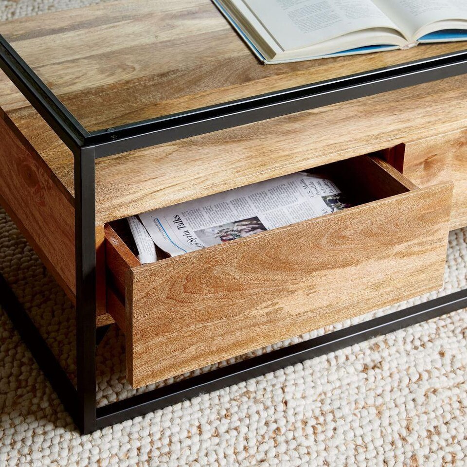 Box Frame Storage Coffee Table | west elm Australia