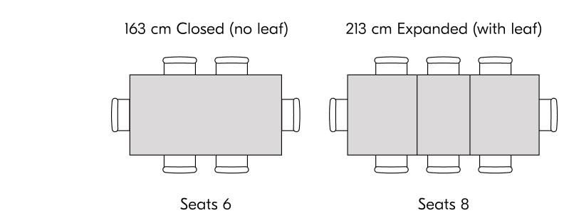 Branton Extendable Dining Table (163 cm - 213 cm) - West Elm Australia
