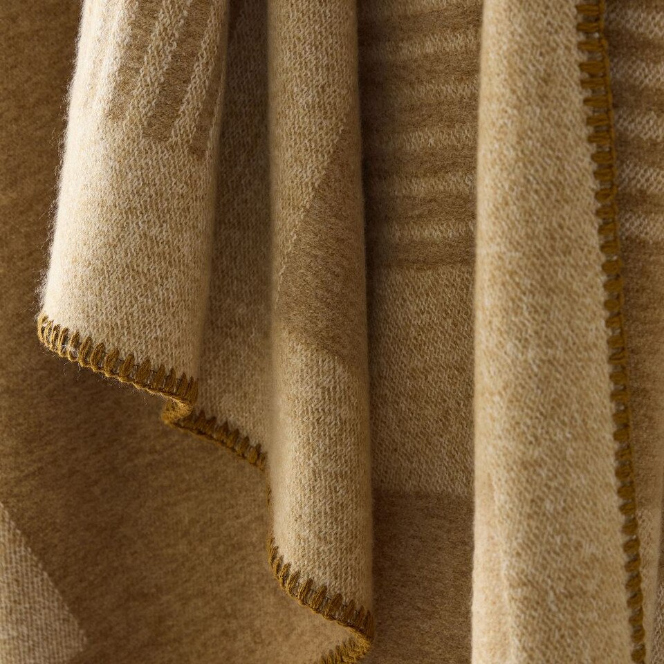Brushed Woven Modern Throw - West Elm Australia