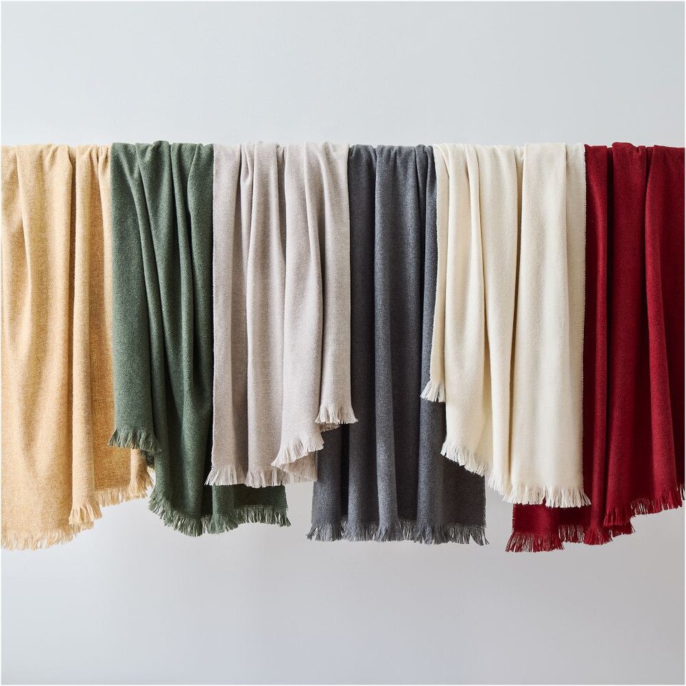 Brushed Woven Throw - West Elm Australia