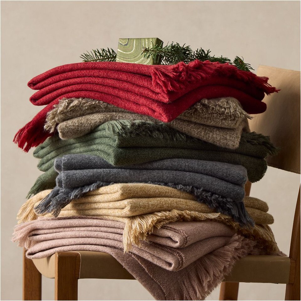 Brushed Woven Throw - West Elm Australia