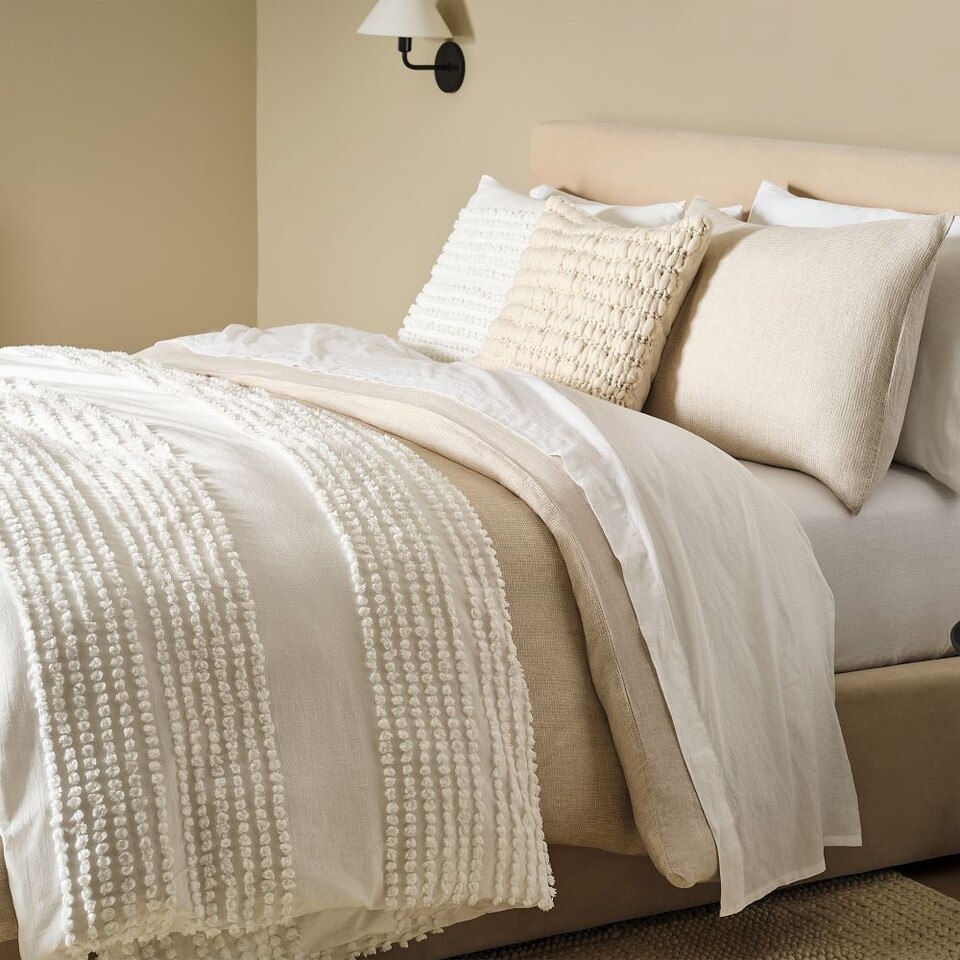 Candlewick Quilt Cover; Pillowcases - West Elm Australia