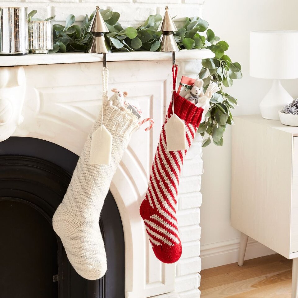 Candy Cane Striped Stocking | West Elm Australia