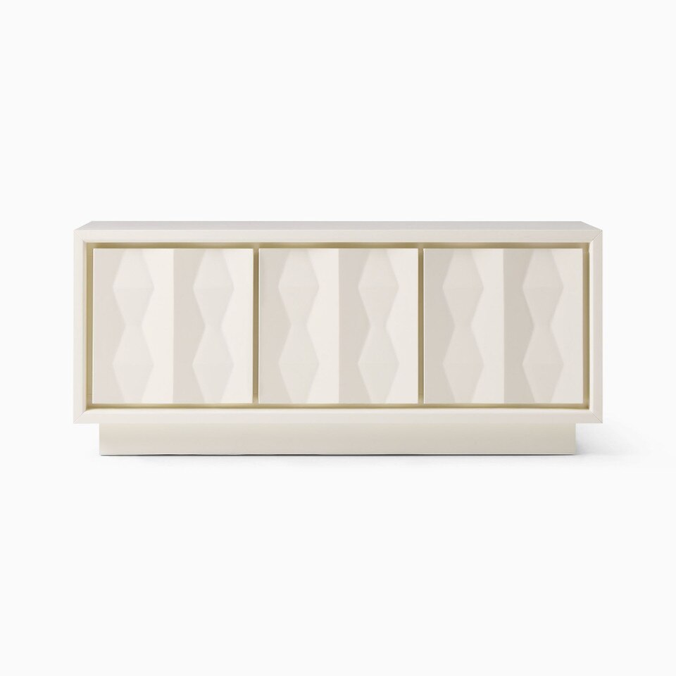 Carved Pattern Media Console (60"–80")