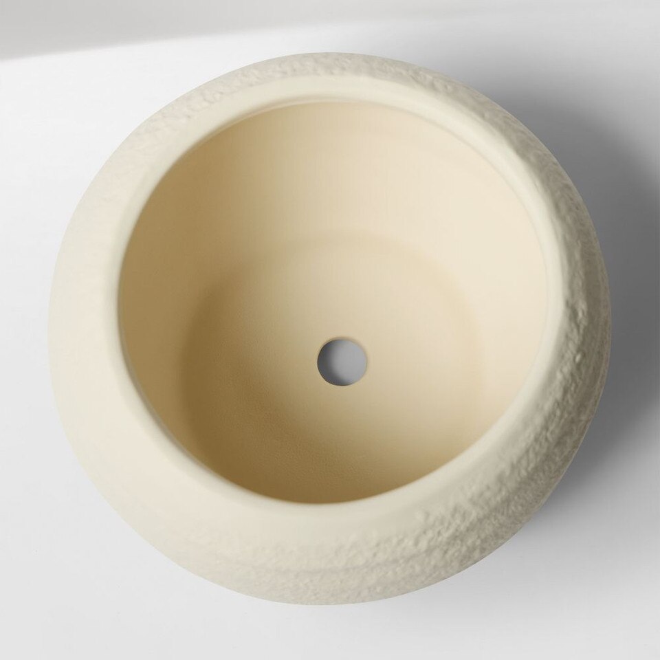 Rounded Ceramic Fluted Tabletop Planters | West Elm Australia