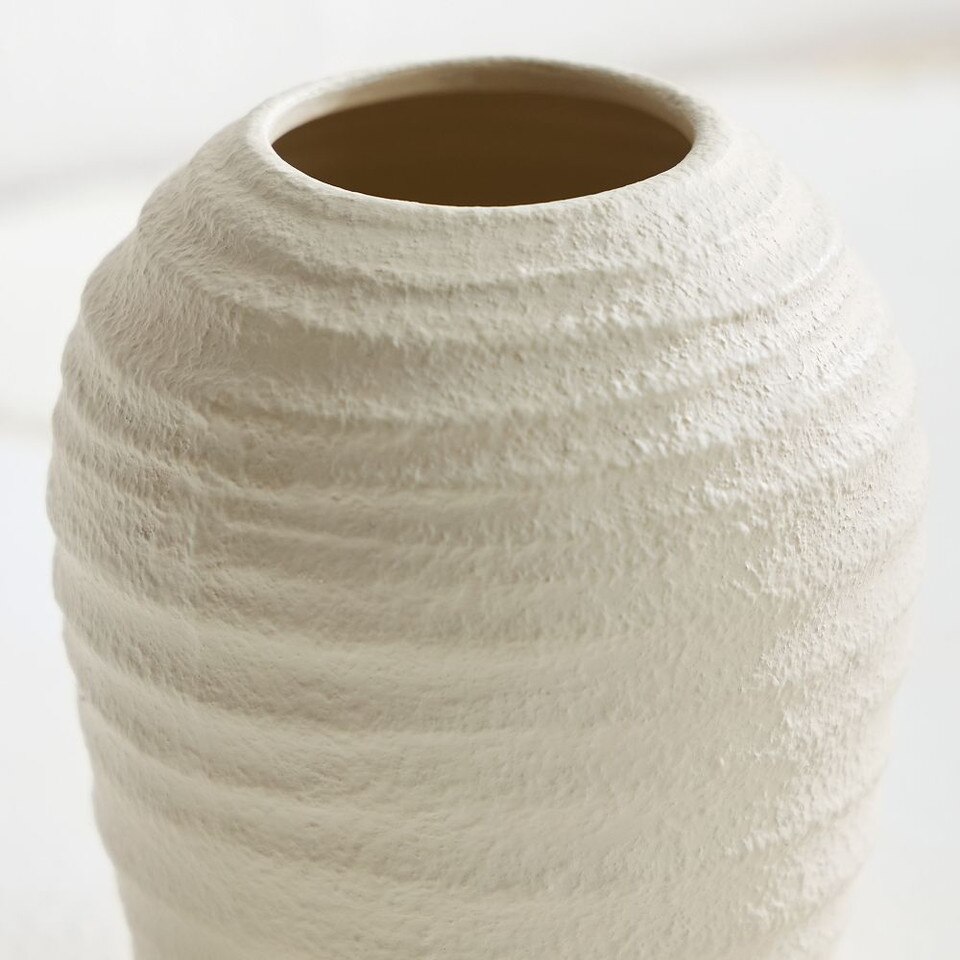 Ceramic Fluted Vases & Centrepiece Bowl - West Elm Australia