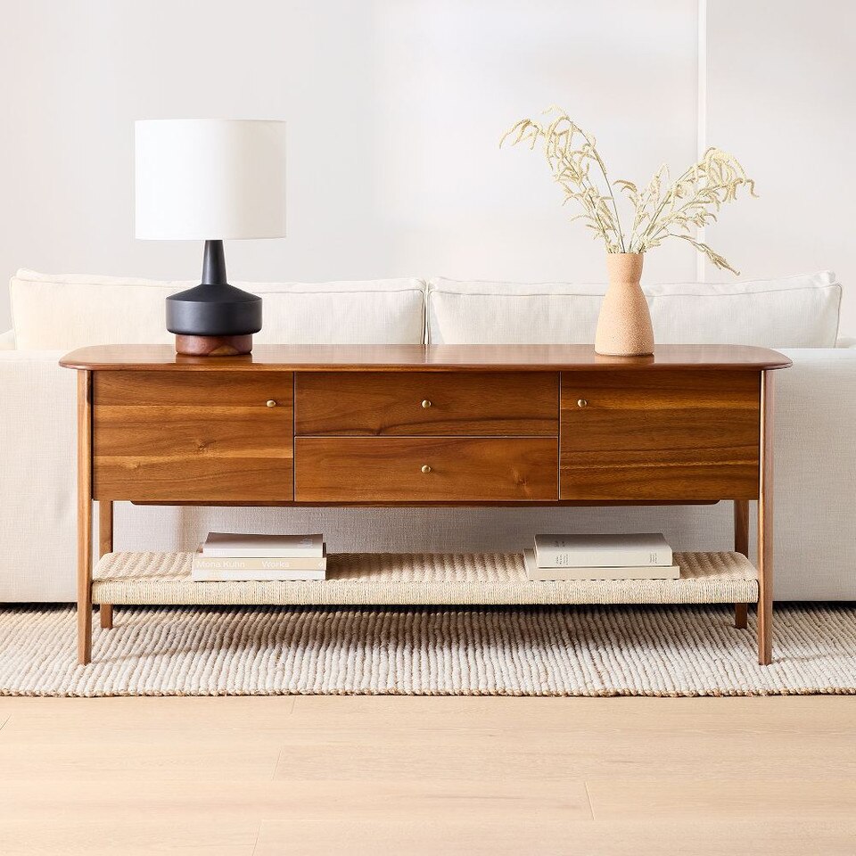 Chadwick Mid-Century Media Console (173 cm) - West Elm Australia