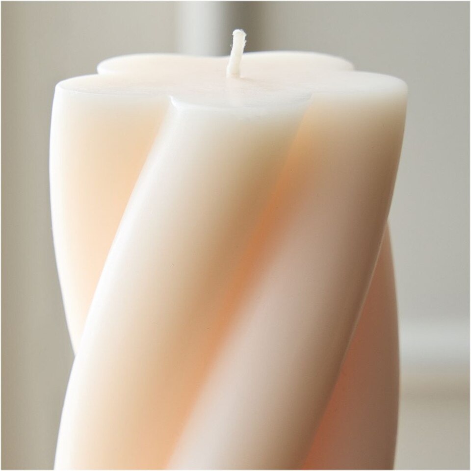 Chunky Twist Pillar Candles - West Elm Australia