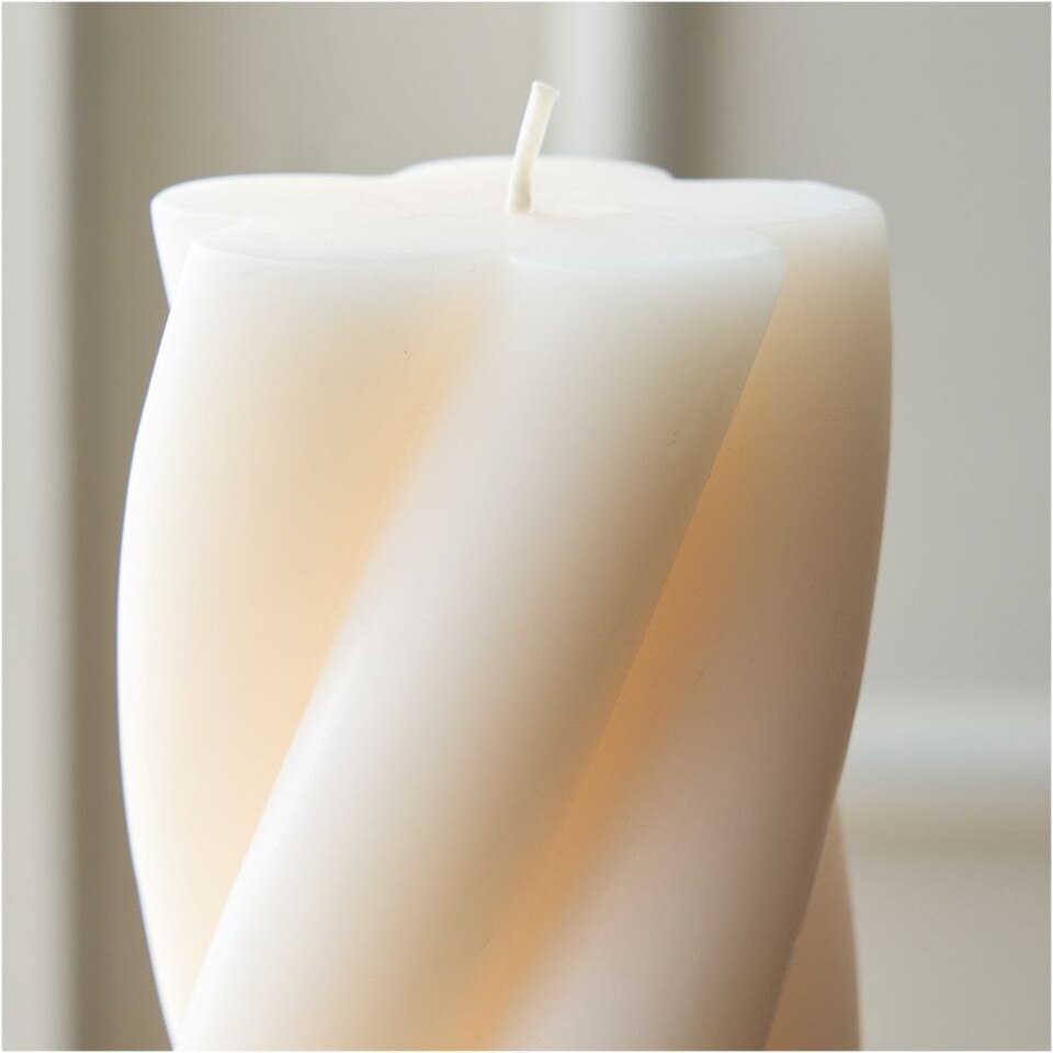 Chunky Twist Pillar Candles - West Elm Australia