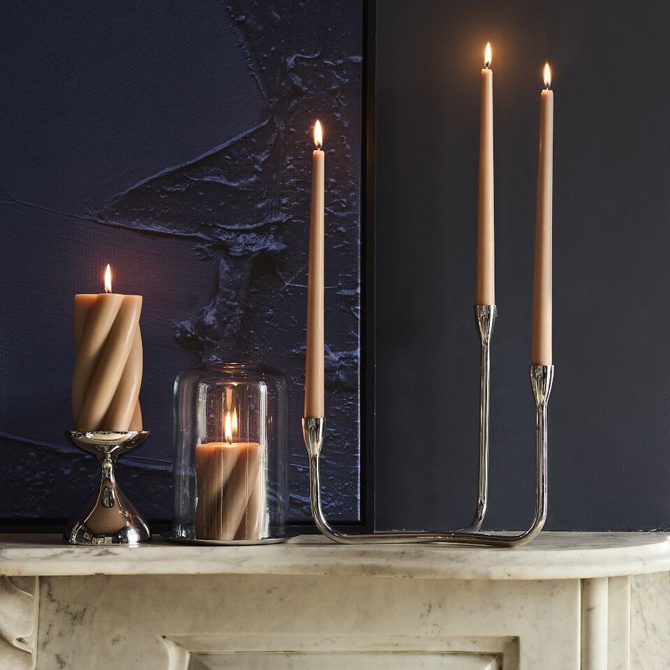 Chunky Twist Pillar Candles - West Elm Australia