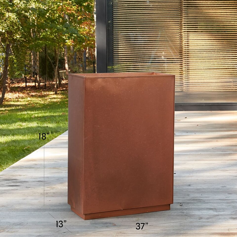 Cityscape Indoor/Outdoor Planters - Copper | West Elm Australia