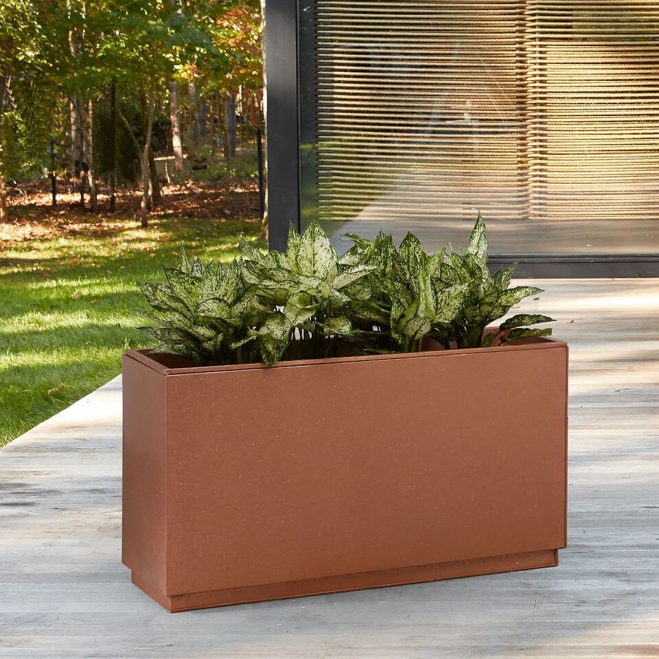 Cityscape Indoor/Outdoor Planters - Copper | West Elm Australia
