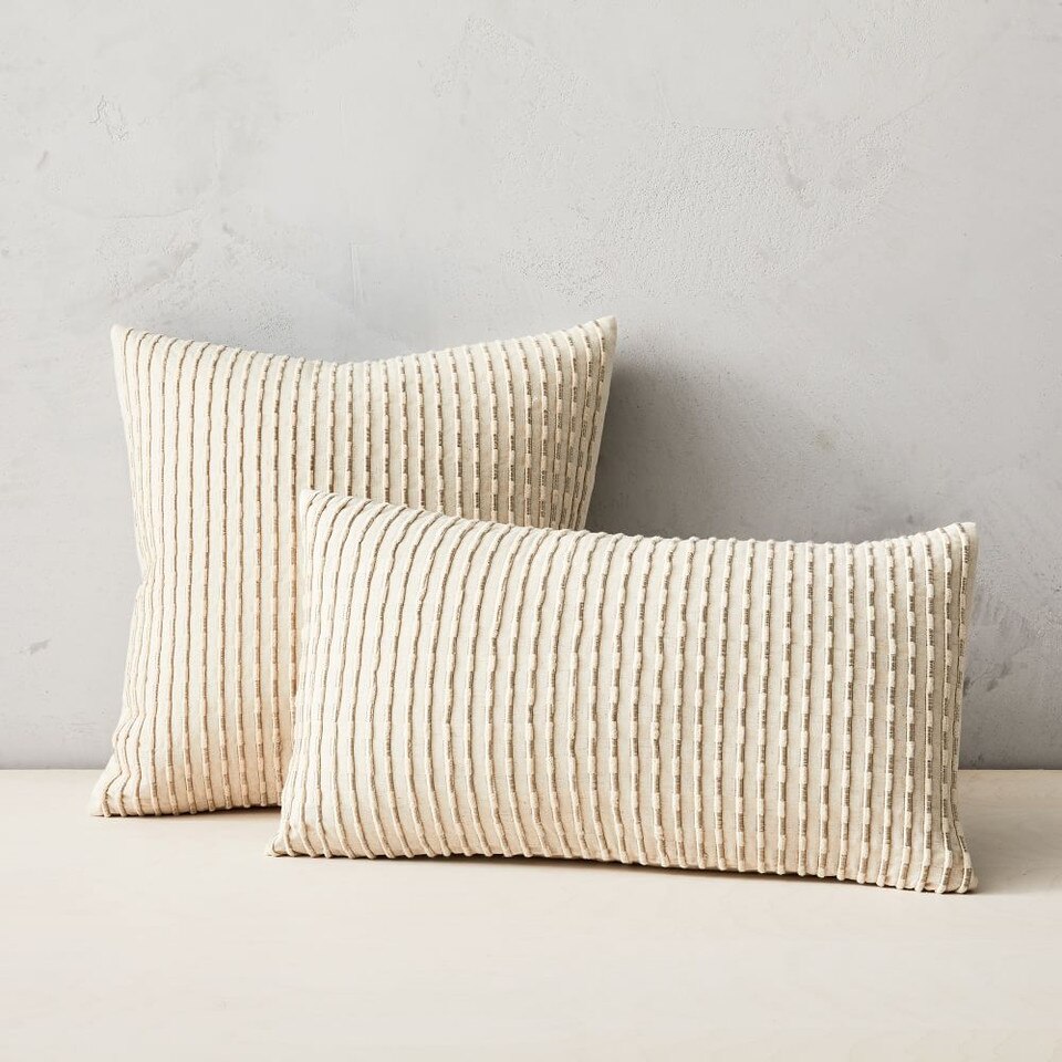 Corded Metallic Pillow Cover | West Elm Australia