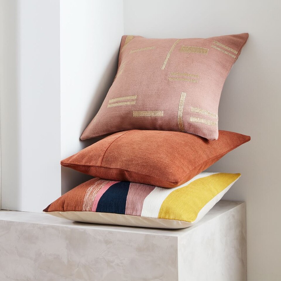 Cotton Canvas Pillow Covers | West Elm Australia