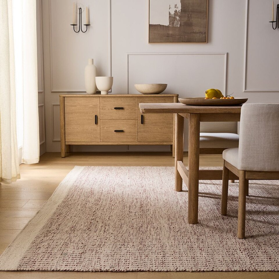 Cosy Striped Wool Rug - West Elm Australia