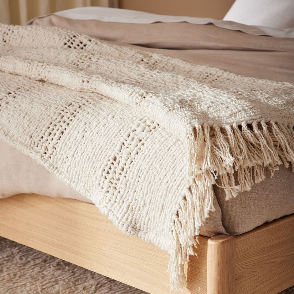 Cosy Weave Throw - West Elm Australia