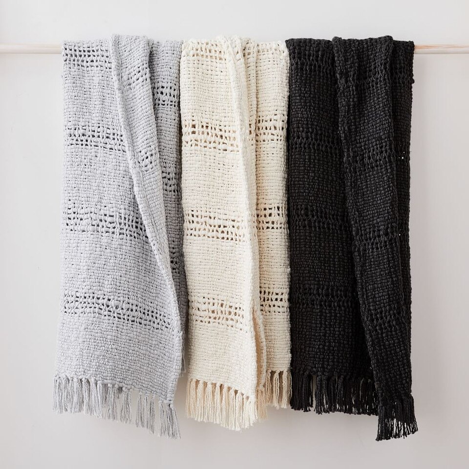 Cosy Weave Throw | West Elm Australia