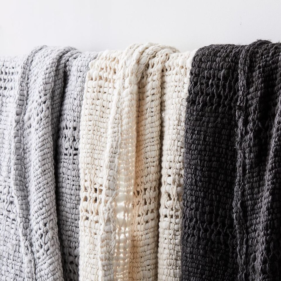Cosy Weave Throw | West Elm Australia