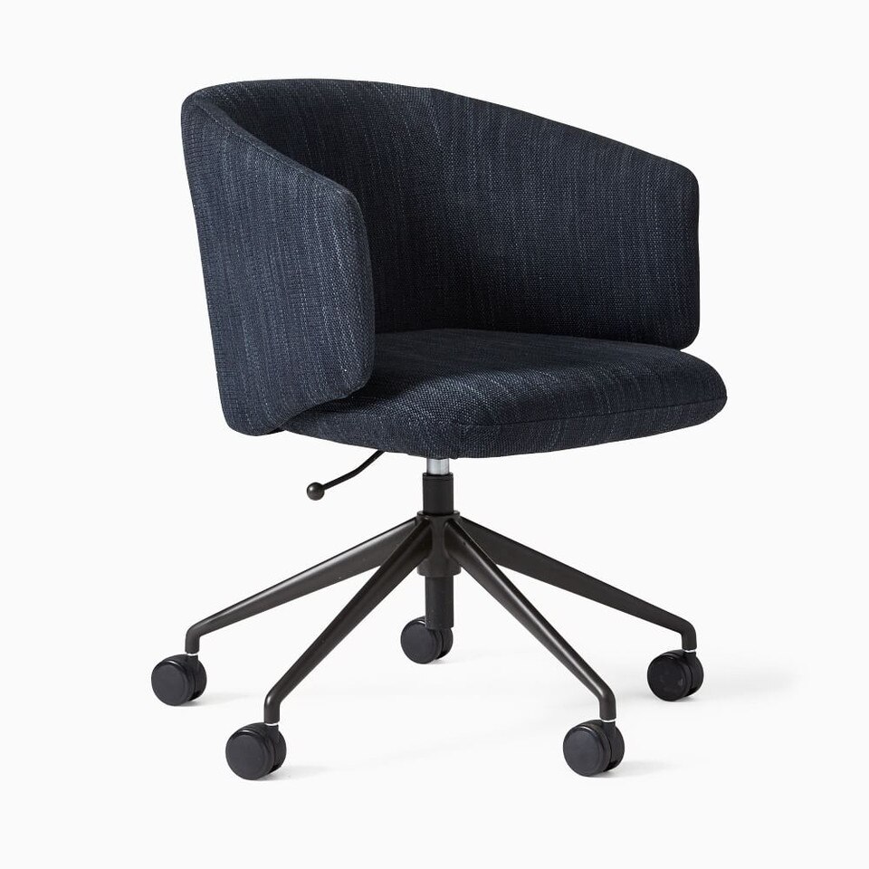 Crescent Swivel Office Chair | West Elm Australia