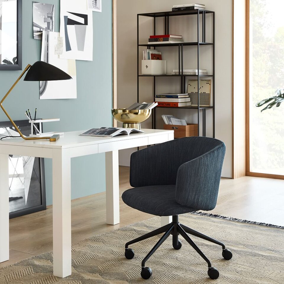 Crescent Swivel Office Chair | West Elm Australia