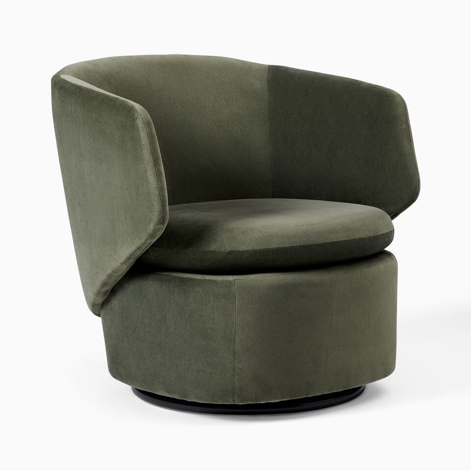 Crescent Swivel Chair - West Elm Australia