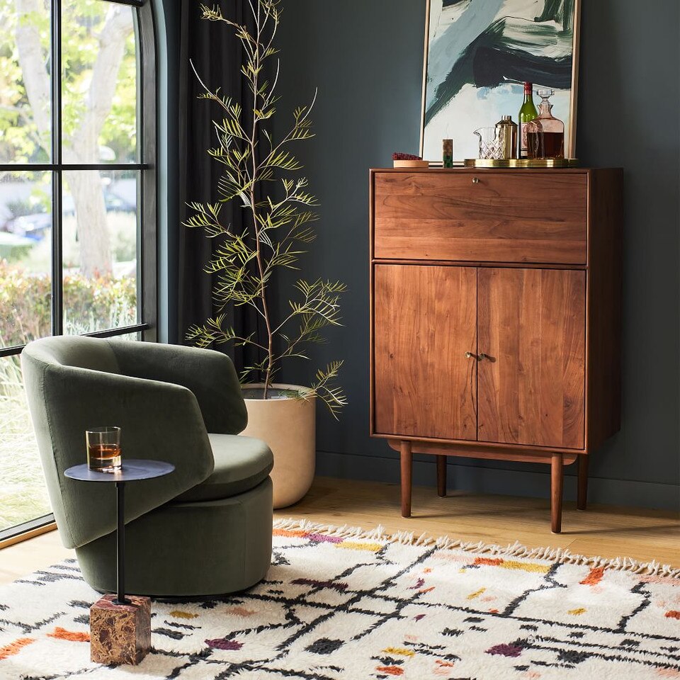 Crescent Swivel Chair - West Elm Australia