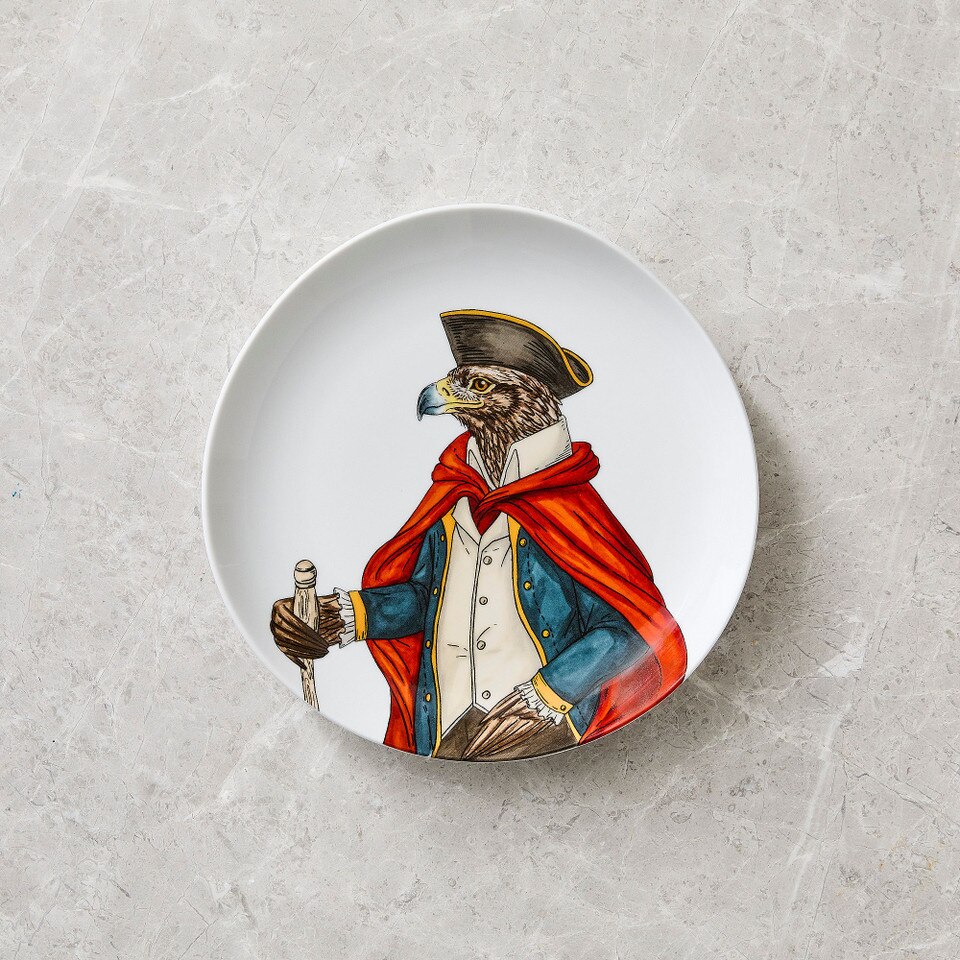 Dapper Animal Patriotic Salad Plates - West Elm Australia
