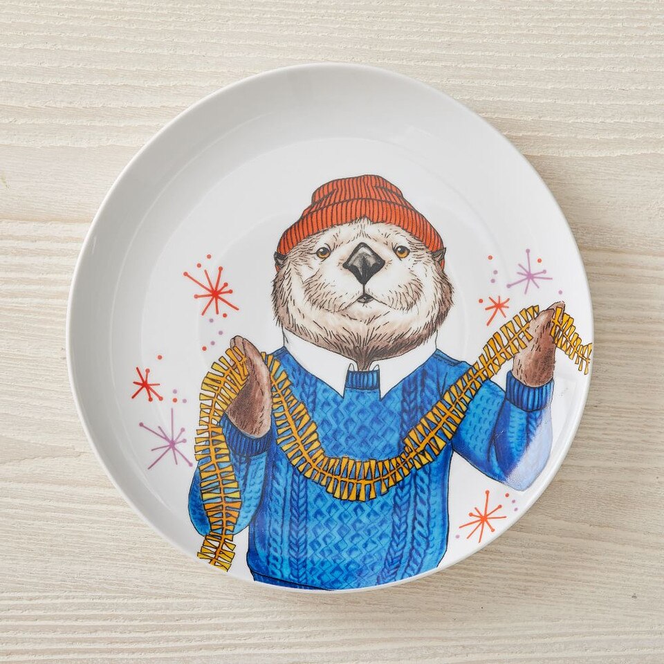 West Elm Dapper Animal Plates