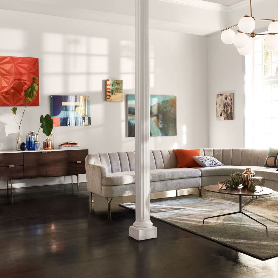 Delphine Buffet - Feather Grey - West Elm Australia